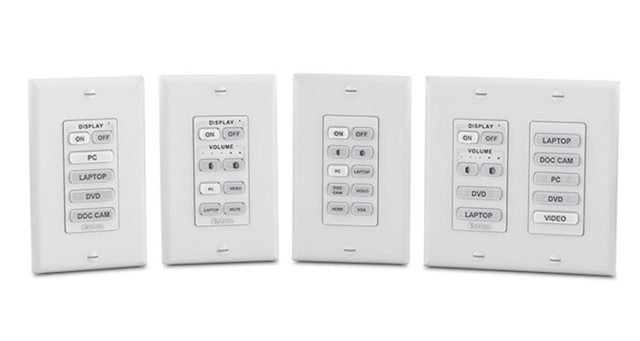 Extron Intros 19 New eBUS Button Panels, Including Four New Decora ...