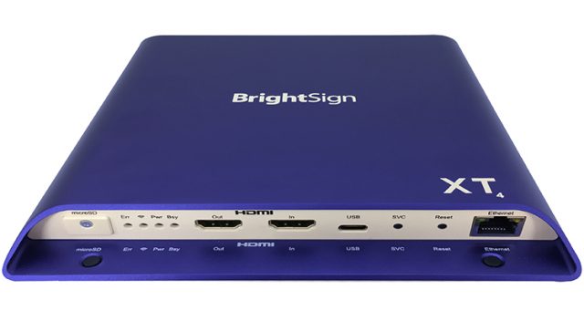 BrightSign Introduces New XD4 and XT4 at ISE – rAVe [PUBS]