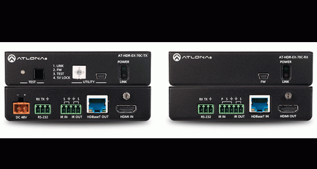 Atlona Intros 4K HDR HDBaseT Extender Kit for HDMI, Power and Control ...