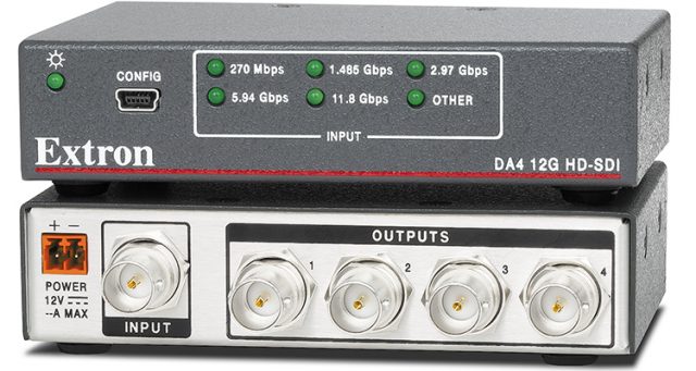 New Extron 12G-SDI Distribution Amplifier – rAVe [PUBS]
