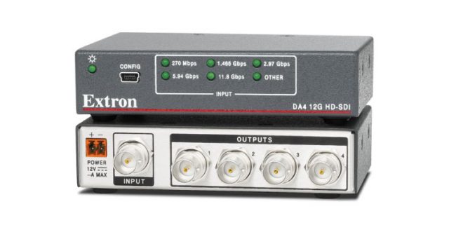 Extron Intros 12G-SDI Distribution Amplifier – rAVe [PUBS]