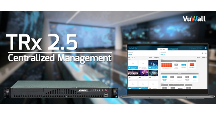 VuWall Updates TRx Centralized Multi-Video Wall Management System ...