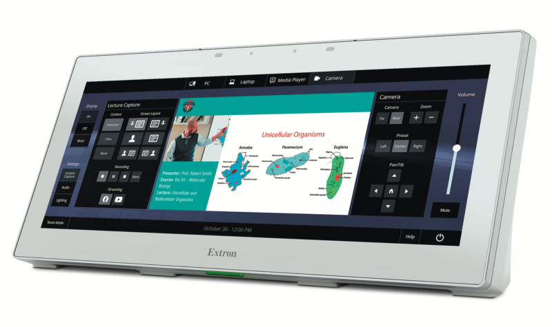 Extron Touchpanel Delivers Ultra-wide Screen and Annotation in a Sleek ...