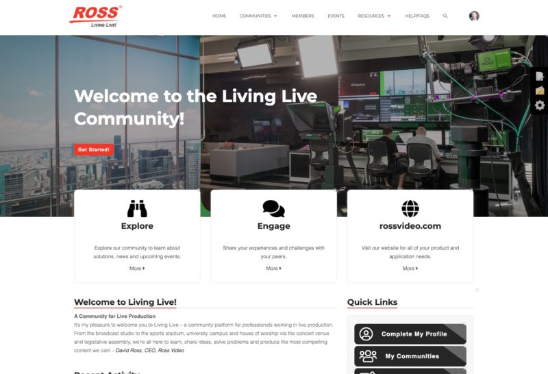 Ross Launches Living Live Community Platform for Live Production – rAVe ...