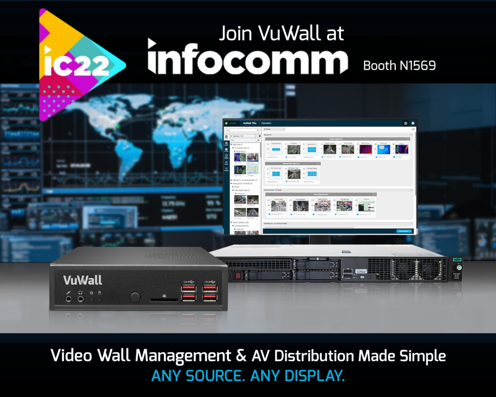VuWall Brings Modular and Interoperable AV-Over-IP Solutions to InfoComm 2022 – rAVe [PUBS]