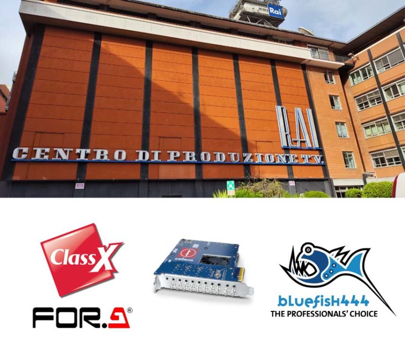 Classx, For-A Italy & Bluefish444 Partner Together to Win RAI Radiotelevisione Tender for Live ...