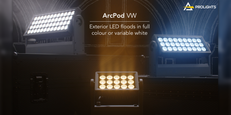 Prolights Adds ArcPod VW Line of Tunable Floods – rAVe [PUBS]