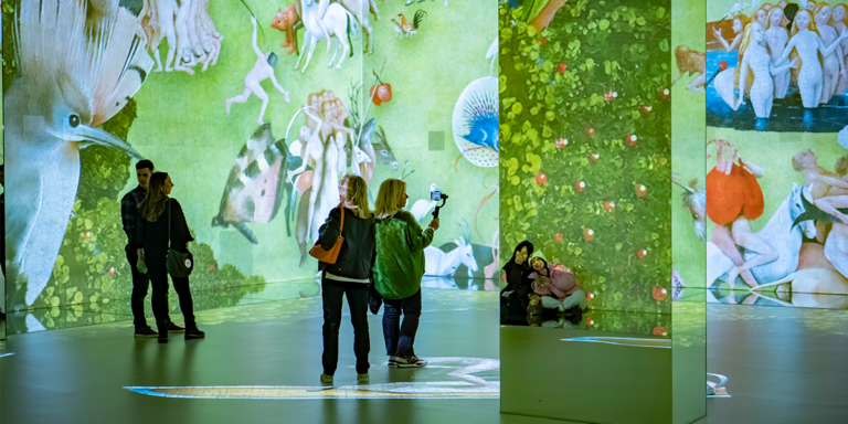 Frameless UK Digital Art Immersive Experience Uses Panasonic Projectors ...