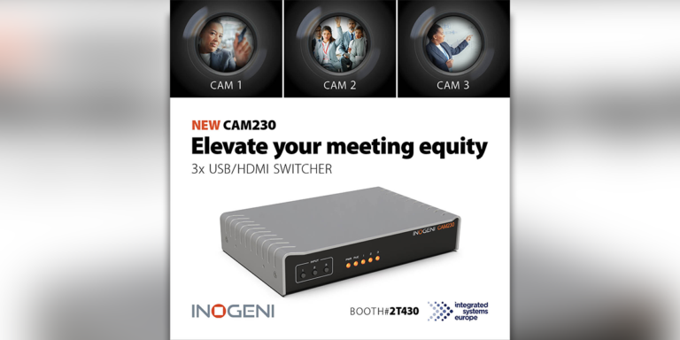 INOGENI Will Show CAM230 Mixer, Switcher at ISE 2023 – rAVe [PUBS]
