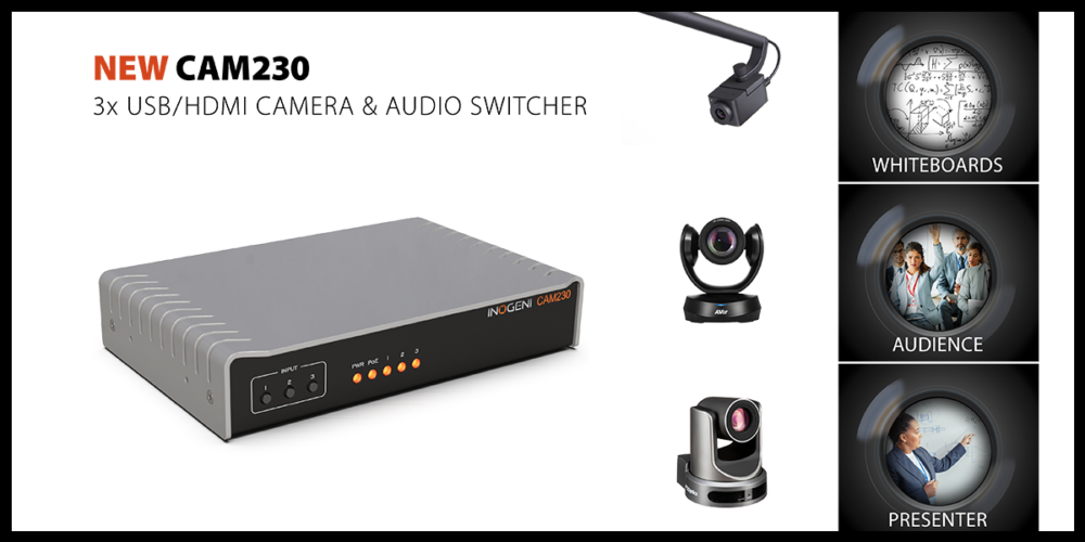 New INOGENI CAM230: Achieve Meeting Equity and Stellar Experiences Every Time – rAVe [PUBS]