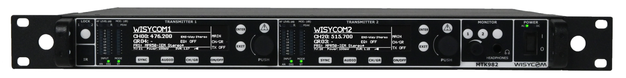 Wisycom Releases New Dual-Wideband Stereo IEM/IFB Transmitter – rAVe [PUBS]