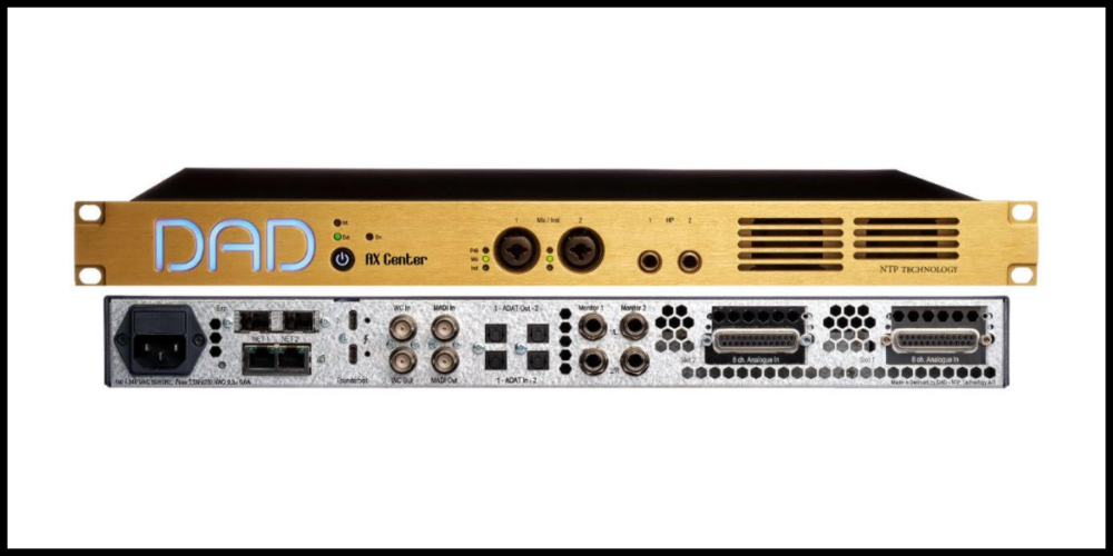 AX Center is a Dedicated Thunderbolt Modular Audio Interface – rAVe [PUBS]