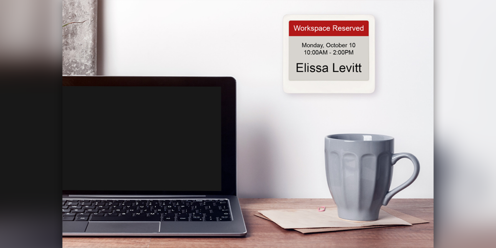Visix Adds Digital Desk Signs to ePaper Line of Products for Hybrid ...
