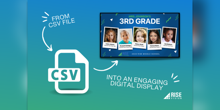 Rise Vision Levels Up Digital Signage Software Solution for K-12 ...