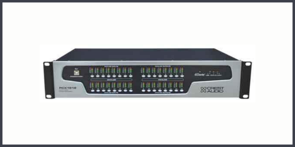 Crest Audio Intros PCX 1616 Digital Matrix Speaker Management Processors – rAVe [PUBS]