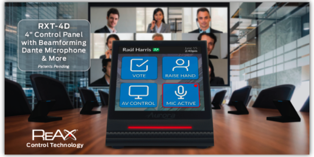 Aurora Multimedia Debuts RXT4D Desktop Touch Panel – rAVe [PUBS]