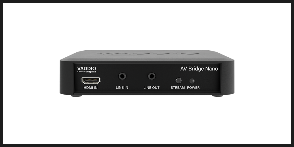 Vaddio Launches AV Bridge Nano Compact AV-to-USB Bridge – rAVe [PUBS]