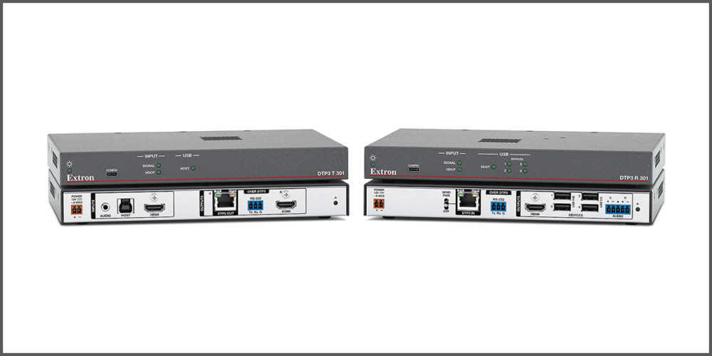 Extron Intros DTP3 T 301, DTP3 R 301 Twisted Pair Extenders – rAVe [PUBS]