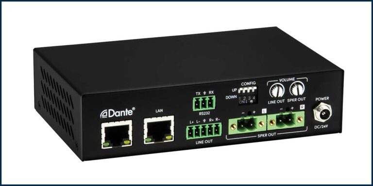 AVPro Edge Introduces AC-DANTE-AMP-2CH 2-Channel Amplifier – rAVe [PUBS]