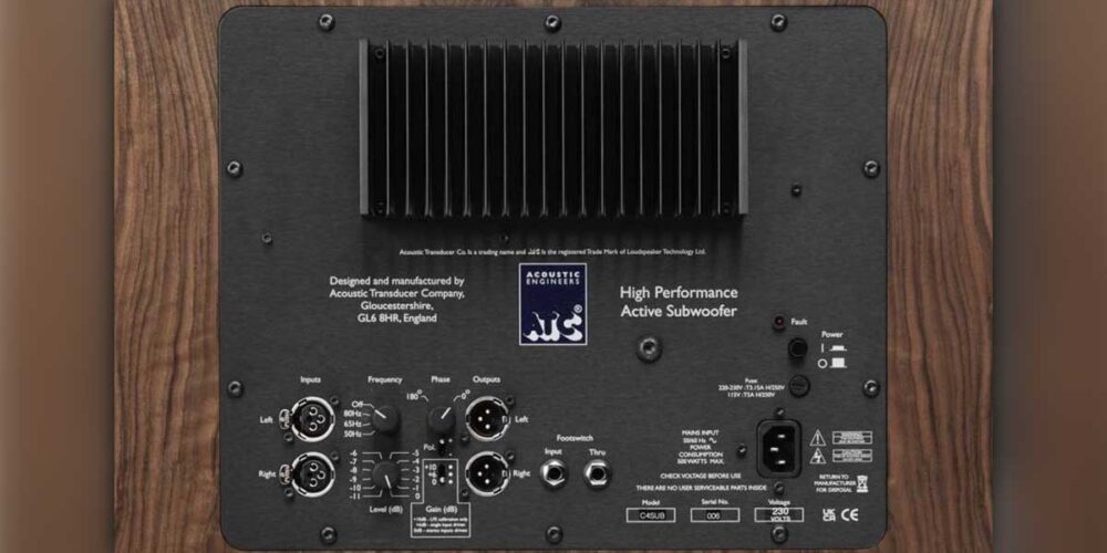 Acoustic Transducer Company Announces C4 Sub Mk 2 Active Subwoofer ...