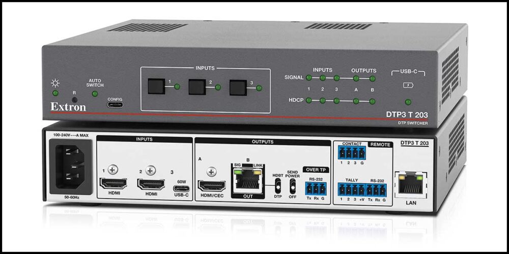 Extron Releases DTP3 T 203 Transmitter – rAVe [PUBS]