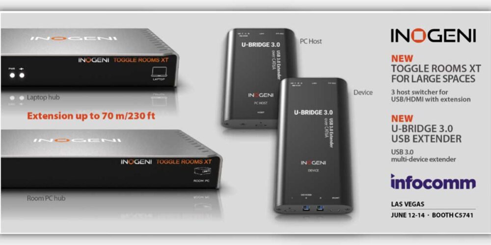 Enhanced Collaboration and Productivity: INOGENI’s TOGGLE ROOMS XT and U-BRIDGE 3.0 Unveiled at ...