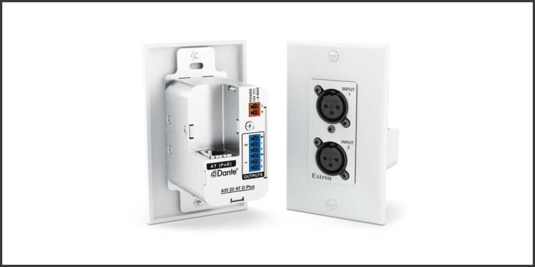Extron Debuts Dante Wall Plate Interface – rAVe [PUBS]
