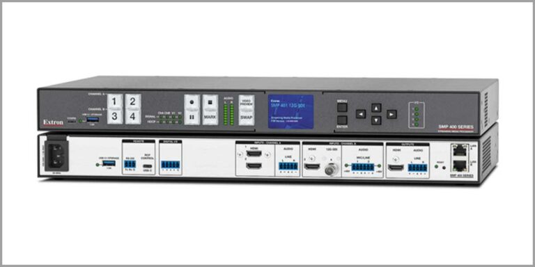 Extron Debuts and Ships SMP 401 4K Recording and Streaming Solution ...