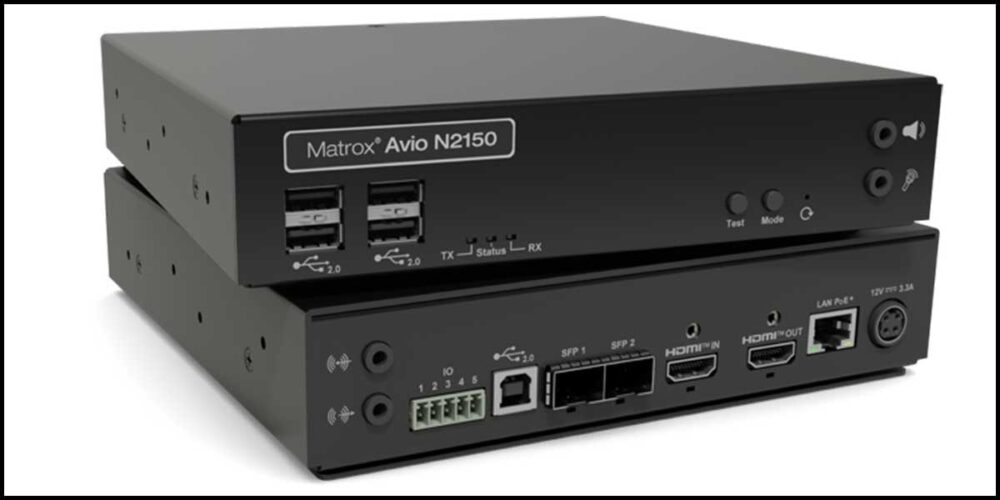 Matrox Video Demos Avio 2, the World's First IPMX and ST 2110 IP KVM ...