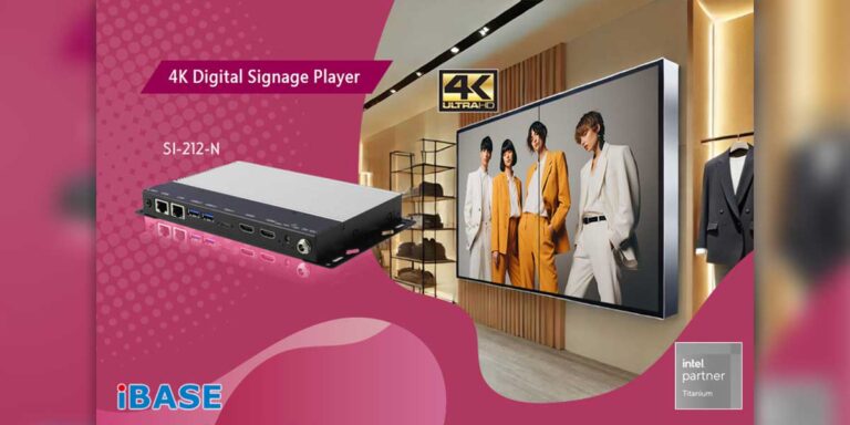 iBASE Launches SI-212-N: A Dual 4K HDMI Signage Player with Advanced ...