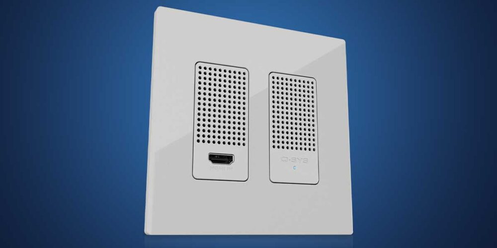 QSC Introduces NV-1-H-WE HDMI Wallplate Encoder for Q-SYS Video ...