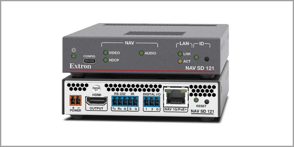Extron Launches NAV SD 121 Compact Scaling Decoder for High-Quality AV ...