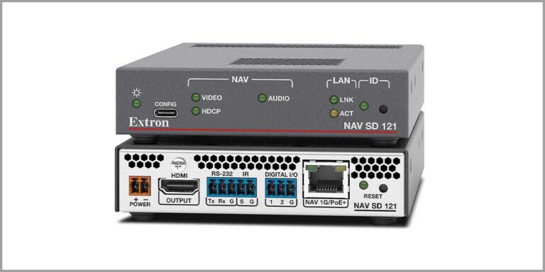 Extron Launches NAV SD 121 Compact Scaling Decoder for High-Quality AV ...