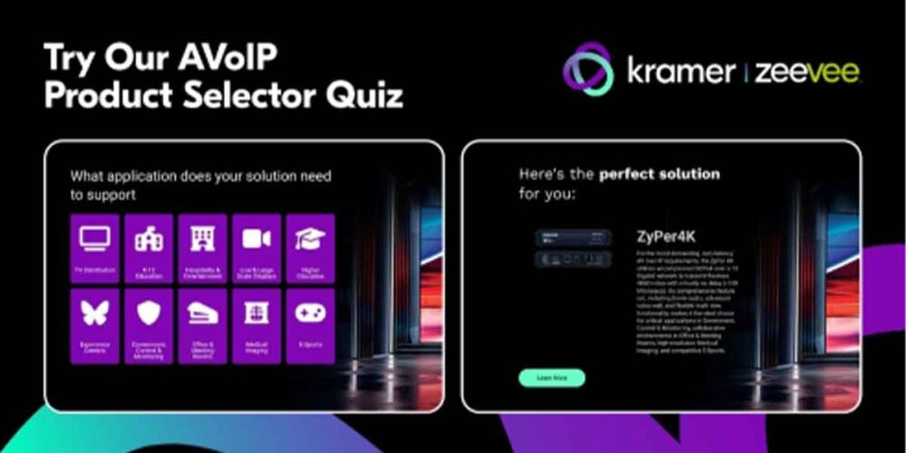 Kramer Launches AVoIPQuiz.com to Help Integrators Choose the Right AV ...